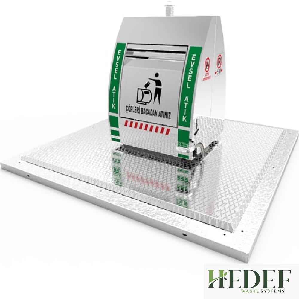 3500 liter underground waste container